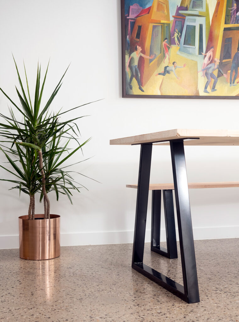 La Paz Steel Tube Bench Seat Leg - Rapid Hardware Group