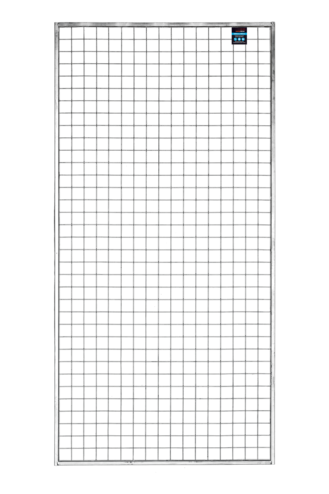 Rapid 3mmx900x1800 Framed Silver Wire Mesh Panel - Rapid Hardware Group
