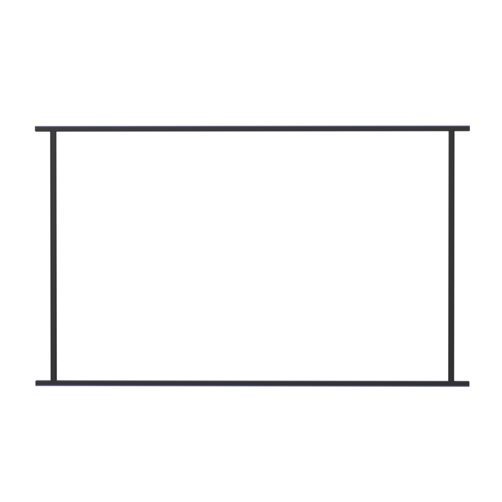 Black Perforated Mesh Frame Kit 2000 x 1200mm - Rapid Hardware Group